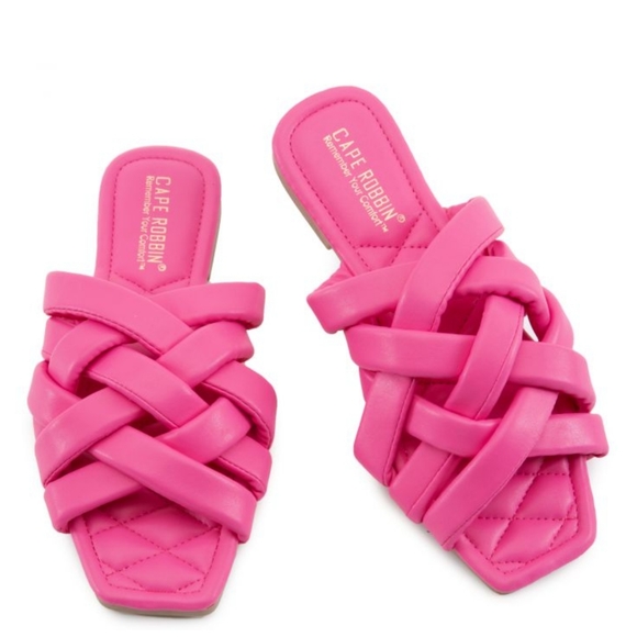Cape Robbin | Shoes | Hp Cape Robbin Candy Pops Hot Pink Quilted Flat ...